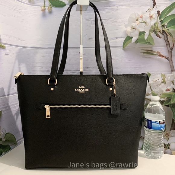 Coach | Bags | New Coach Crossgrain Leather Gallery Tote Black | Poshmark